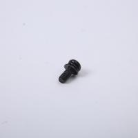 China Iron Plated Black Zinc Slotted Round Head Screw , Pan Cross Head Screw Washer Combination for sale