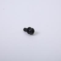 China Iron Plated Black Zinc Slotted Round Head Screw , Pan Cross Head Screw Washer Combination for sale