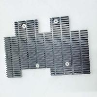 China Custom Aluminum Alloy Heat Sink 3240 11mm Oxidized Black Electronic Chip Heat Sink for sale