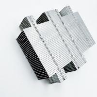 China Customized CNC Machining Parts Copper Aluminum Radiator Fins For CPU for sale