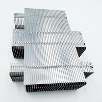China Customized CNC Machining Parts Copper Aluminum Radiator Fins For CPU for sale