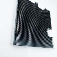 China Automobile CNC Machining Parts Aluminum Black Anodized Heatsink Radiator for sale