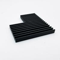 China Aluminum CNC Machining Parts Black Anodized Heatsink For Greenhouse Planting LED Lights for sale