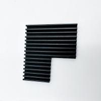 China Aluminum CNC Machining Parts Black Anodized Heatsink For Greenhouse Planting LED Lights for sale