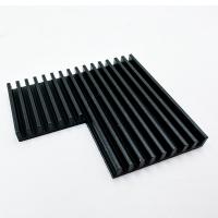 China Aluminum CNC Machining Parts Black Anodized Heatsink For Greenhouse Planting LED Lights for sale