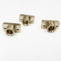 China Brass CNC Precision Machined Components Copper Nut Copper Column Customized for sale