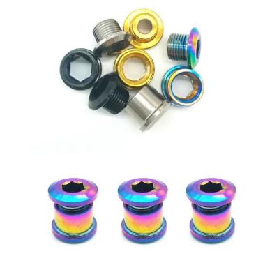 China Custom Titanium Screws Fasteners TC4 Mountain Bike Single Disc Screw for sale