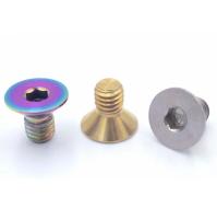 China Titanium Alloy Handle Screw M5x18x20 Handle Fixing Screws With Gasket for sale