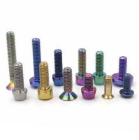 China Titanium Alloy Handle Screw M5x18x20 Handle Fixing Screws With Gasket for sale