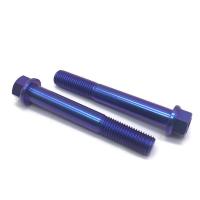 China ISO9001 External Hexagon Screw Flange Screw Titanium Alloy Automotive Fastener for sale