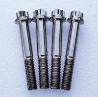 China Titanium Alloy Flange Bolts Screws Customized Modified Titanium Bolts for sale