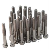 China Titanium Alloy Hex Socket Screw Bolts Cup Head Screw Titanium Alloy Screws for sale