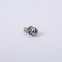 China M2 M2.5 M3 M4 Stainless Steel Screws Round Head Pan Head Bolt With Washer Combination for sale