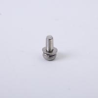 China M2 M2.5 M3 M4 Stainless Steel Screws Round Head Pan Head Bolt With Washer Combination for sale