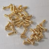 China Brass Shrapnel Iron Shrapnel Electroplating Machining Barrel Gold Plating / Chrome Plating for sale