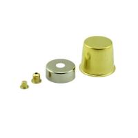 China Custom Copper Drawing Parts , Blind Hole Fuse Copper Cap for sale