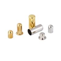 China Custom Copper Drawing Parts , Blind Hole Fuse Copper Cap for sale