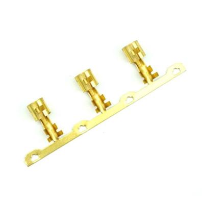 China Brass Copper Automotive Terminal Block Signal Transmission Car Copper Terminal​ for sale