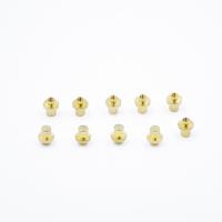China OEM Custom CNC Parts Brass Screws with Linear Milling Turning Machining Service for sale