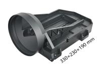 China Custom Black Aluminum Optical Equipment Housing CNC Machining Industrial Parts for sale