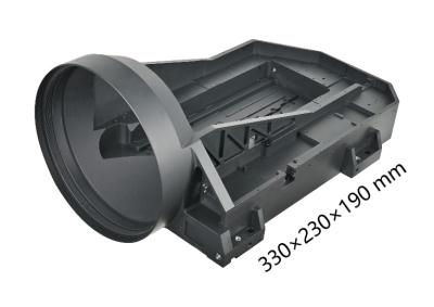 China Custom Black Aluminum Optical Equipment Housing CNC Machining Industrial Parts for sale