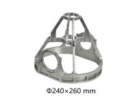 China Custom Aluminum Alloy Aerospace Structural Frame CNC Machining Industrial Parts for sale