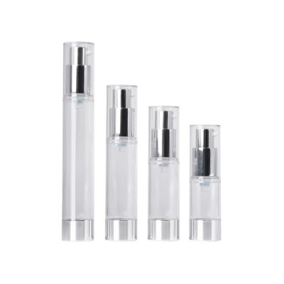 China Sealing Type Pump Sprayer Airless Pump Bottle for Serum 15ml 30ml 50ml Cosmetic Vacuum Bottle for sale