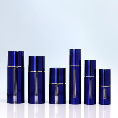 China AS Material Empty Refill 20ml 30ml 50ml Plastic Airless Pump Bottle for Skin Care Sunscreen Acceptable Customer's Logo for sale