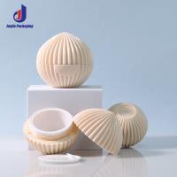 China Sphere Shape Custom Cosmetic Packaging 50g 75g Plastic Container For Cream for sale