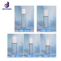 China Luxury PETG Bottle 50ml 100ml 150ml Plastic Lotion Pump Bottles With Cap for sale