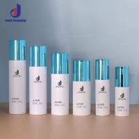 China PETG Green Pump Bottle Cosmetic Empty Body Spray Bottles 100ml for sale