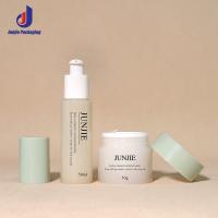 China Green Jade Face Toner Bottle Customized Plastic Bottles And Jars For Cosmetic Packaging for sale