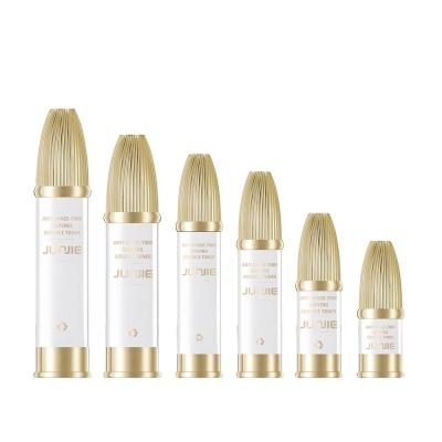 China AS Collar Pump Airless Bottles for Lotion Refillable Empty Spray Plastic Bullet Round for sale