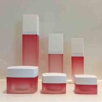 China 30ml 60ml 100ml Square Acrylic Bottles Cosmetic Empty Cosmetic Bottle Packaging for sale