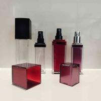 China 30ml 60ml 100ml Square Acrylic Bottles Cosmetic Empty Cosmetic Bottle Packaging for sale