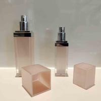 China 30ml 60ml 100ml Square Acrylic Bottles Cosmetic Empty Cosmetic Bottle Packaging for sale