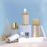 China Cosmetic Sunscreen Spray Bottle 30ml 50ml Plastic Screw Cap Bottle For Sun Protection for sale