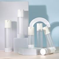 China Cosmetic Airless Lotion Pump Bottles 30ml 60ml Plastic Serum Bottles Screen Printing for sale