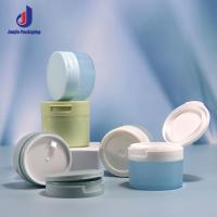 China PP Empty Powder Jar 100g 120g 4 Oz Cosmetic Jars With with Flip Top Lid for sale