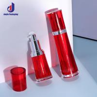 China Sealing Mist Spray Bottles Red Slim Waist Lotion Cream Bottle For Mist Packaging for sale