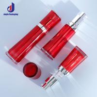 China Sealing Mist Spray Bottles Red Slim Waist Lotion Cream Bottle For Mist Packaging for sale