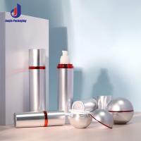 China Cosmetic Empty Plastic Bottles 30 50 100 120ml Silver Pump Bottle Luxury For Skin Care for sale