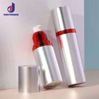 China Cosmetic Empty Plastic Bottles 30 50 100 120ml Silver Pump Bottle Luxury For Skin Care for sale