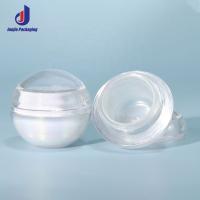 China Plastic Cosmetic Cream Jar Small 5g Cream Jar Double Layer With PS Collar for sale