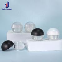 China Plastic Cosmetic Cream Jar Small 5g Cream Jar Double Layer With PS Collar for sale