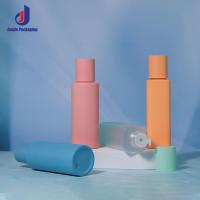 China Cosmetic Frosted PET Bottle Empty Plastic Bottles 100ml With Plastic Screw Cap for sale