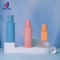 China Cosmetic Frosted PET Bottle Empty Plastic Bottles 100ml With Plastic Screw Cap for sale