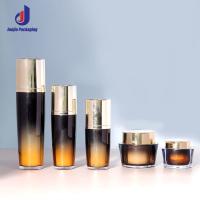 China 30ml 60ml 100ml Purple Empty Skincare Bottles Luxury Lotion Pump Bottle With Acrylic Base Material for sale