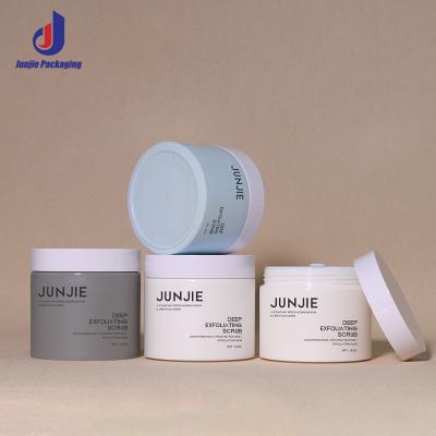China Eco Friendly Plastic Jars 80g 100g 120g 200g Empty Body Butter Containers for sale
