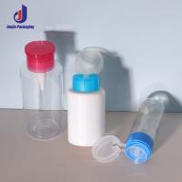 China 100ml 150ml 300ml PET Plastic Bottles Customized Nail Polish Remover Bottle For Makeup Tools for sale